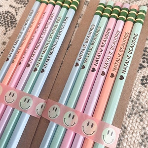 Engraved Pastel Pencils-engraved Pencil Set-engraved Pencils for ...