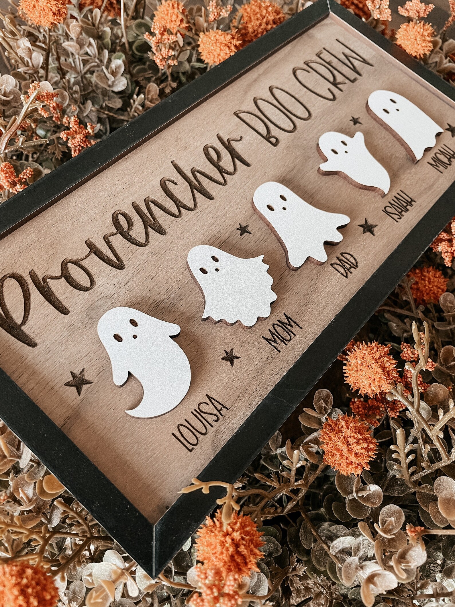 Boo Crew Sign-halloween Family Sign-halloween - Etsy