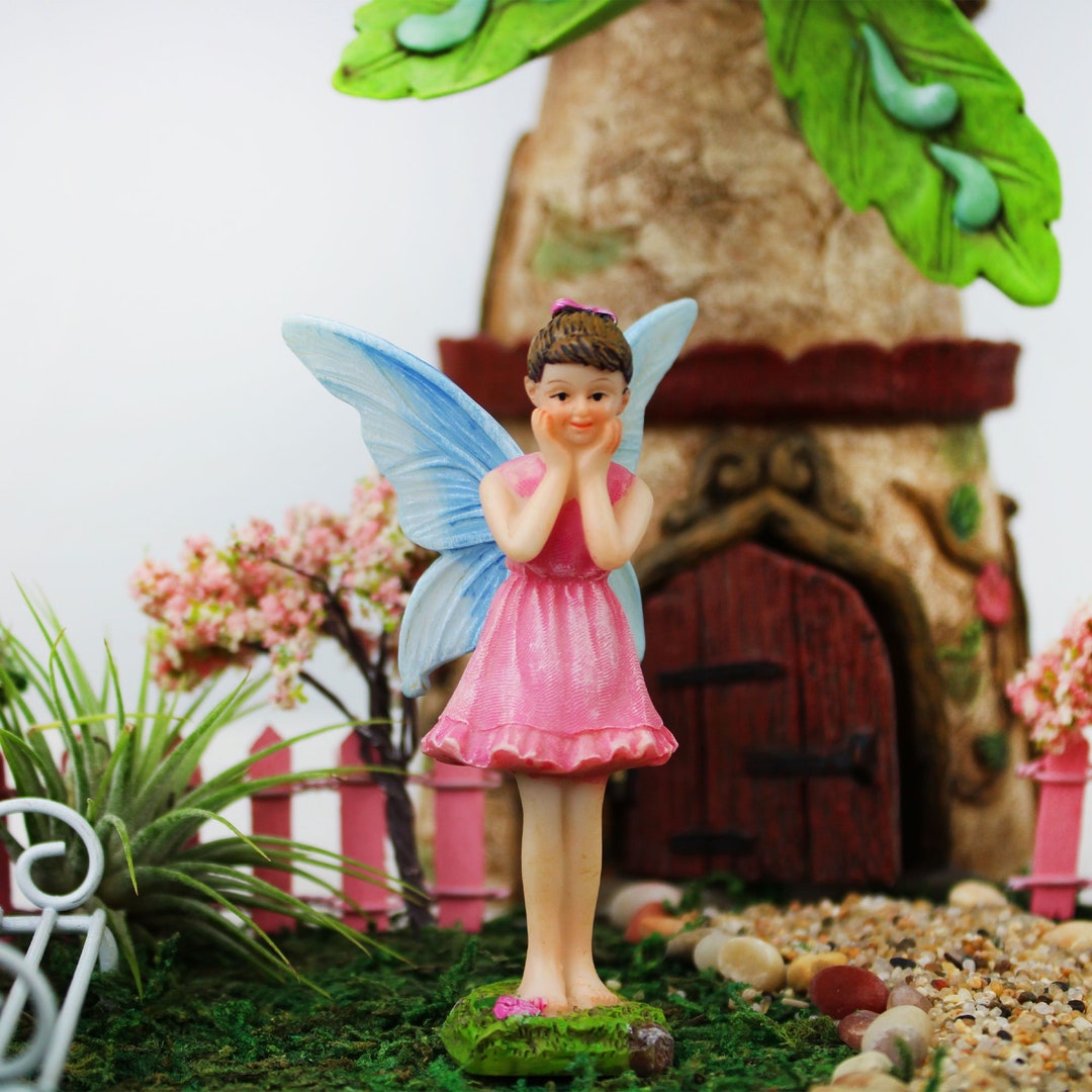 3.5 Inch Surprised Standing Fairy Miniature Fairy for Fairy Gardens ...