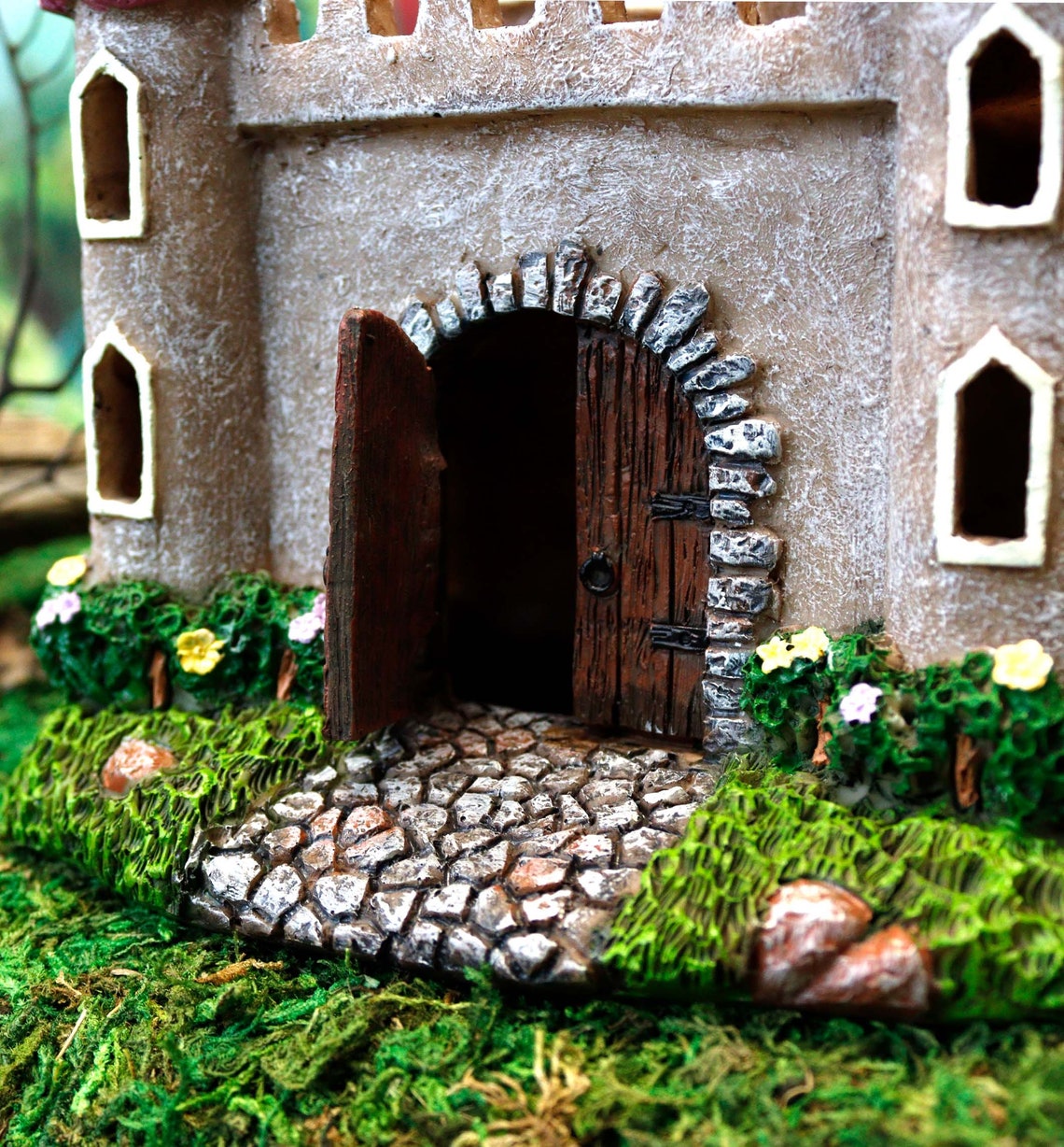 Fairy Garden Flower Castle Little Kim World Fairy Garden - Etsy