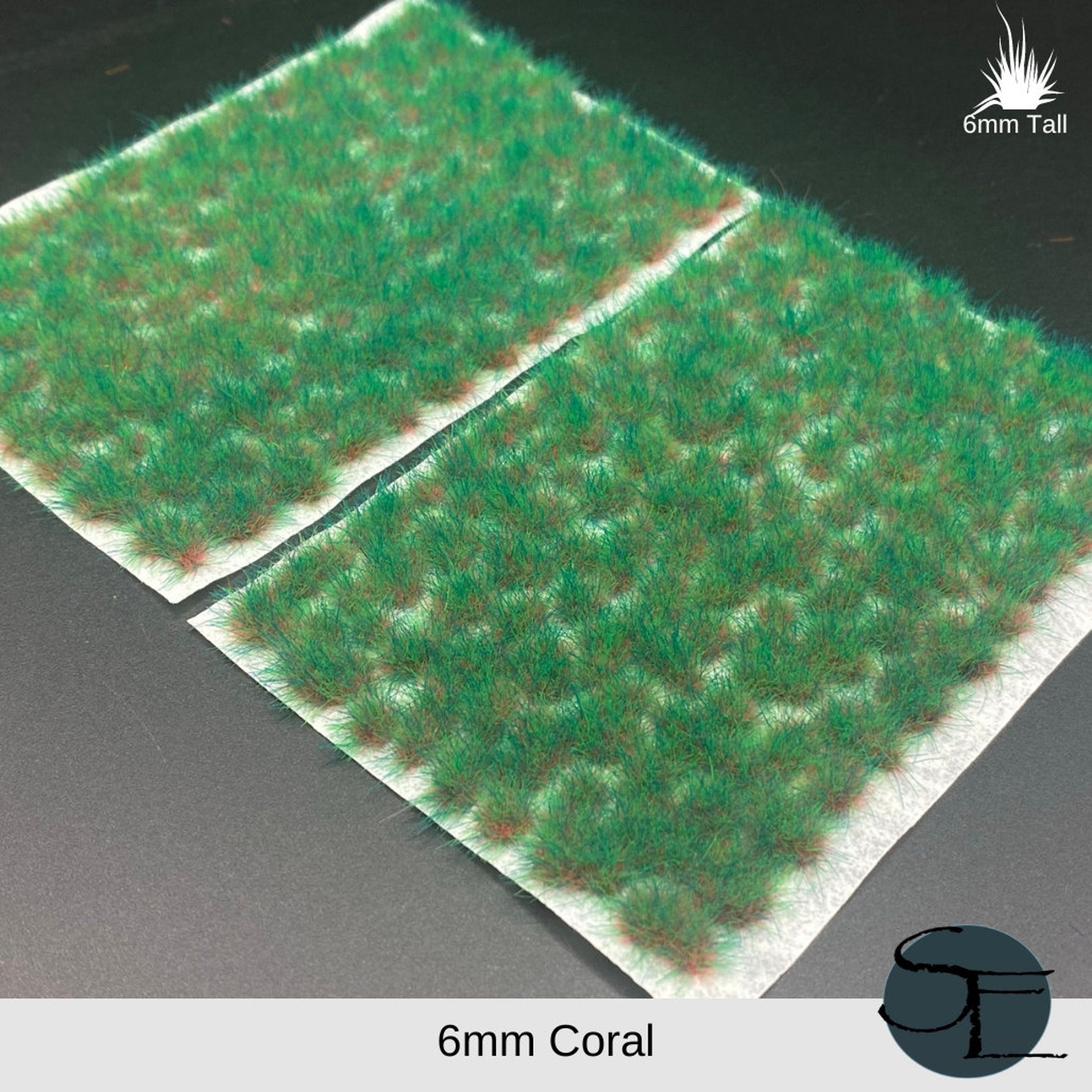 6mm Coral Self-adhesive Grass Tufts - Etsy