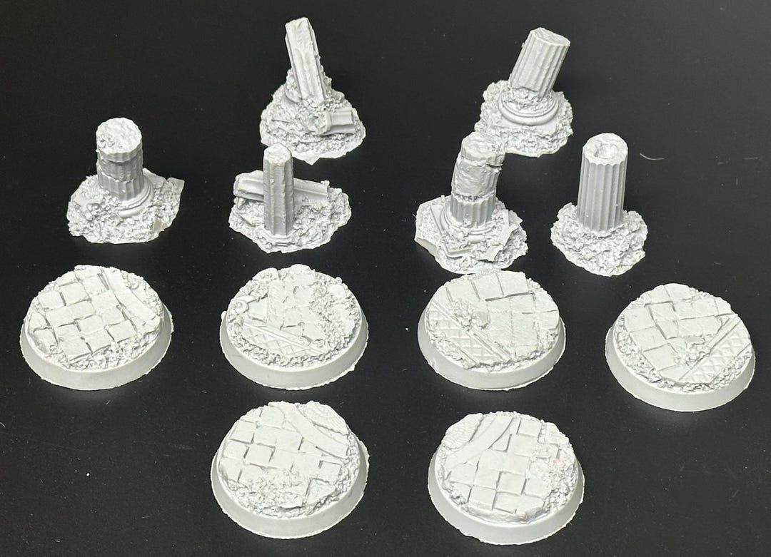Scenic Resin Bases - Rosarium 32mm Flight Stands 6x - Etsy