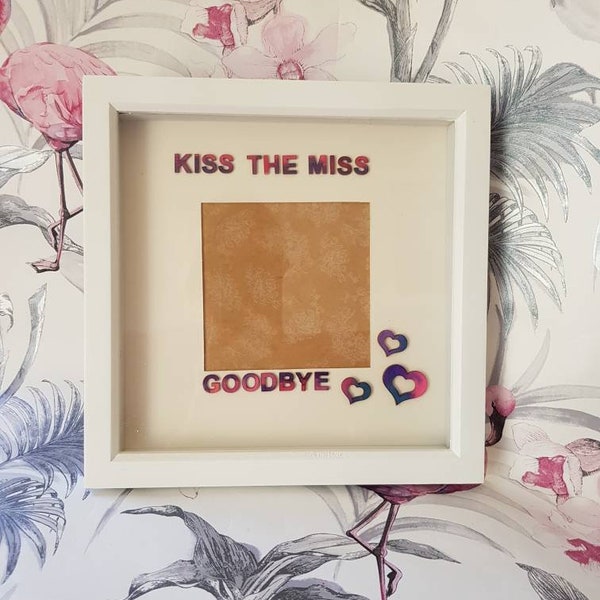 Kiss the Miss Frame - Etsy