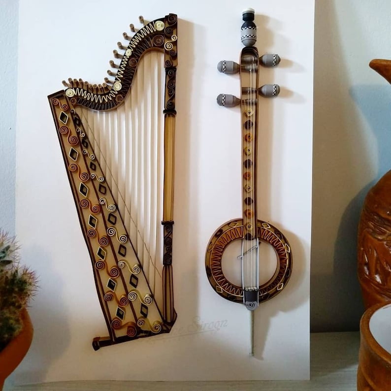 Armenian musical instruments Tavigh Qamancha Տավիղ Քամանչա | Etsy
