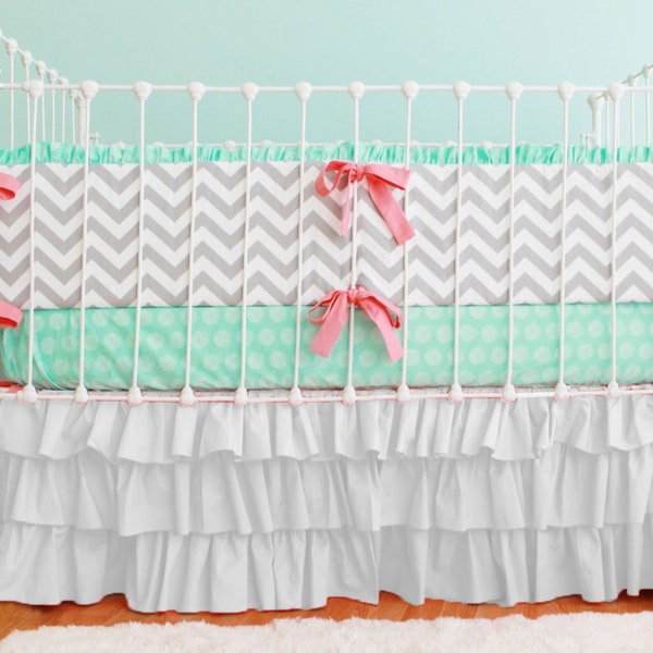 Ruffle Crib Skirt - Etsy
