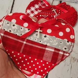 Quilted Pocket Prayer Heart for Valentines Day Gift for Her and for ...