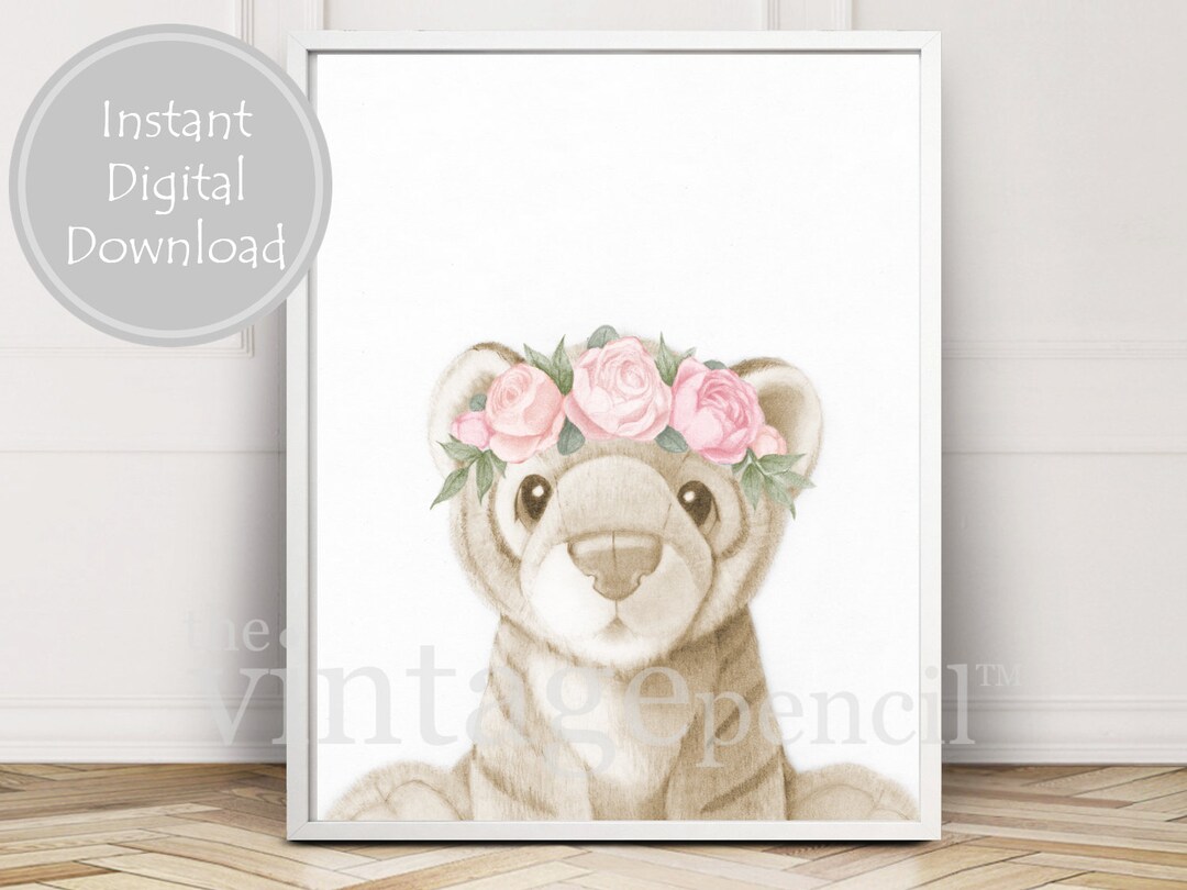 Tiger Print, Nursery Decor, Safari Animal Print, Safari Nursery Art ...