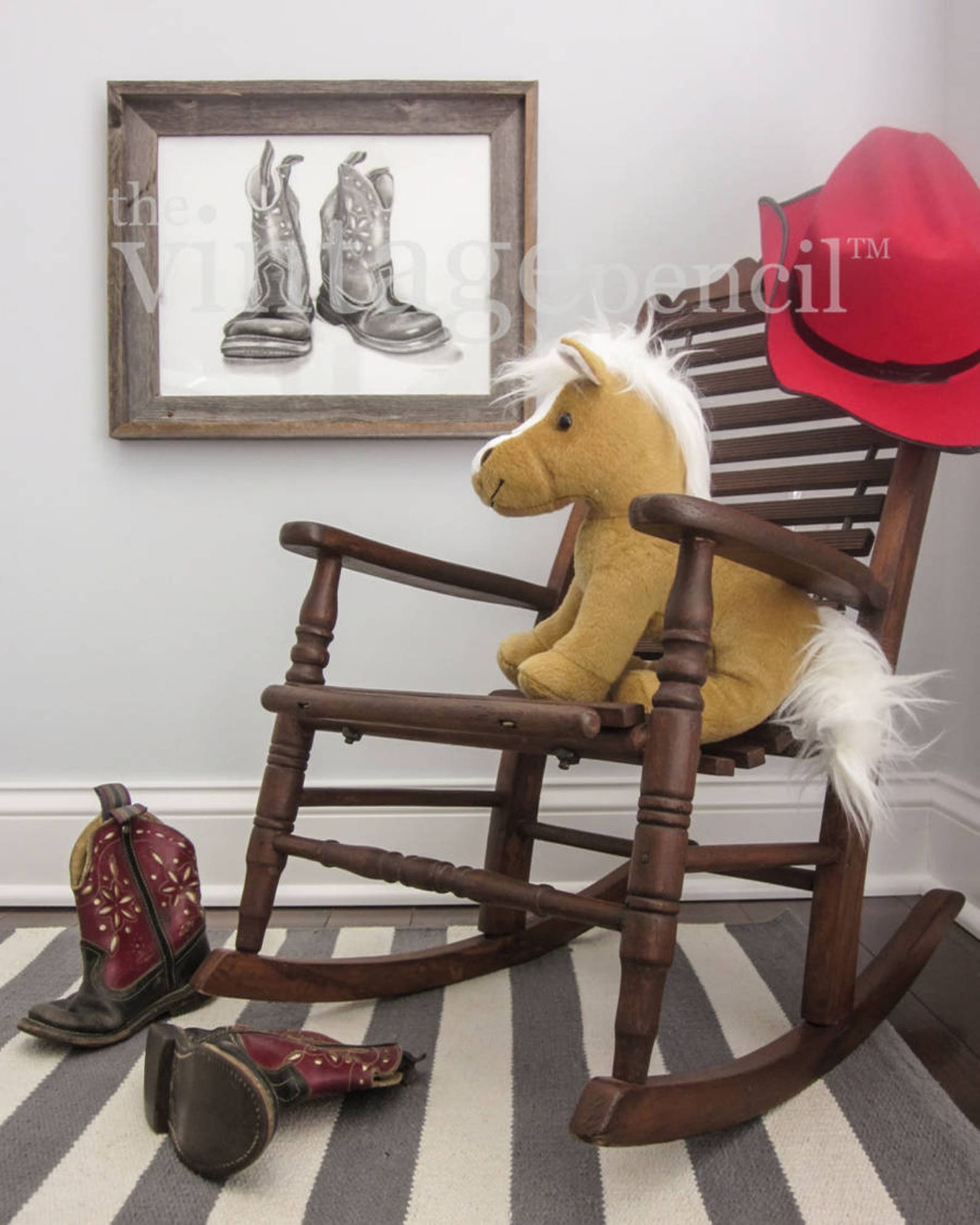 Cowboy Decor Modern Farmhouse Wall Artcountry Home Decor | Etsy