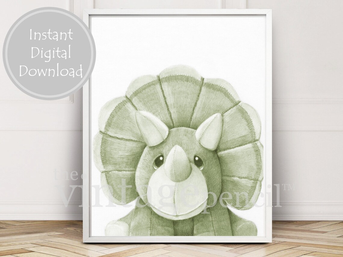 Dinosaur Wall Art Dinosaur Prints Boy Wall Art Dinosaur | Etsy