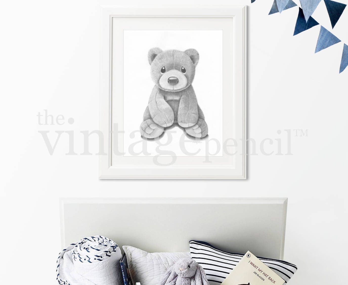 Bear Print Woodland Nursery Prints Forest Animal Bear | Etsy