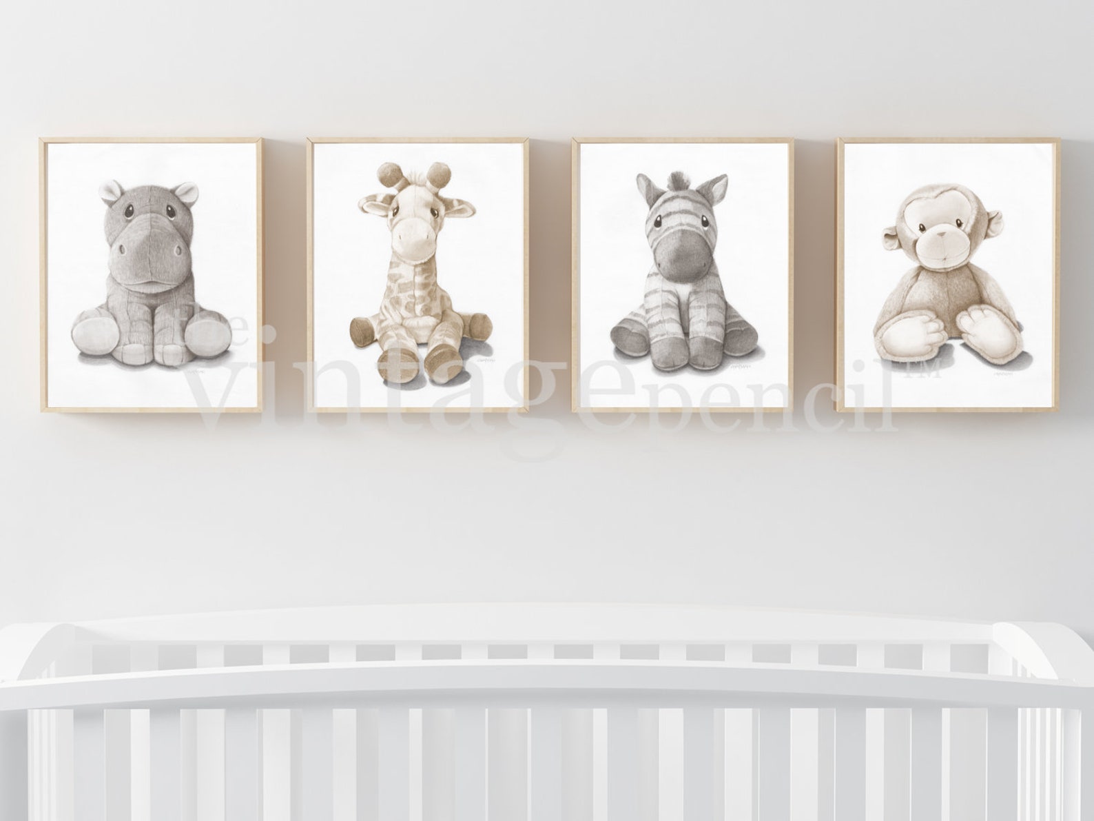 Animal Prints Printable Nursery Art Gender Neutral Baby | Etsy
