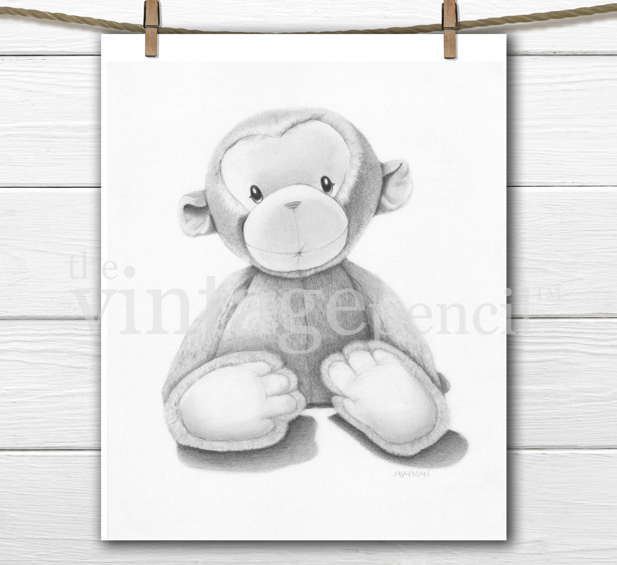 Monkey Print Nursery Decor Safari Animal Print Safari | Etsy