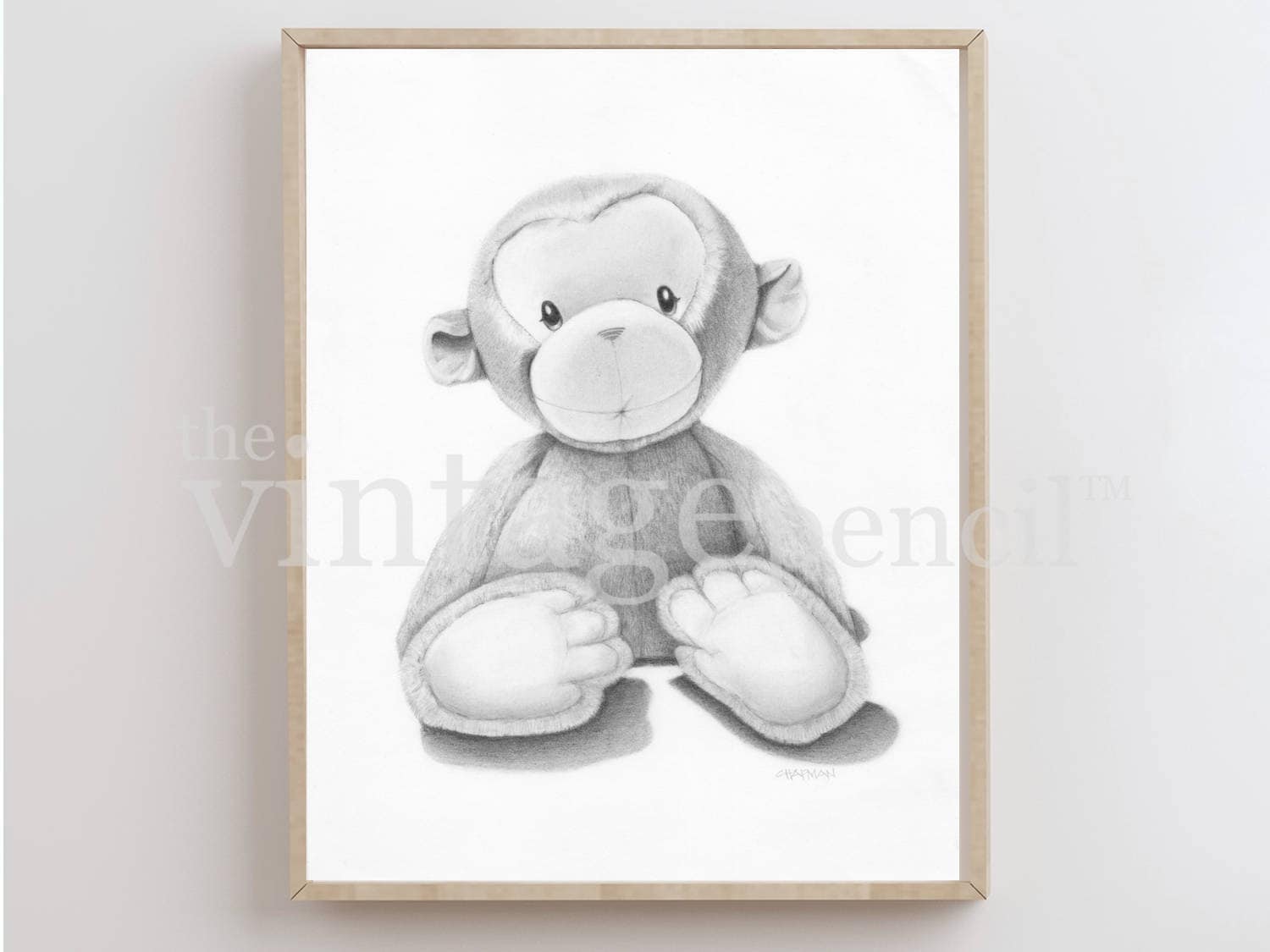 Monkey Print Nursery Decor Safari Animal Print Safari | Etsy