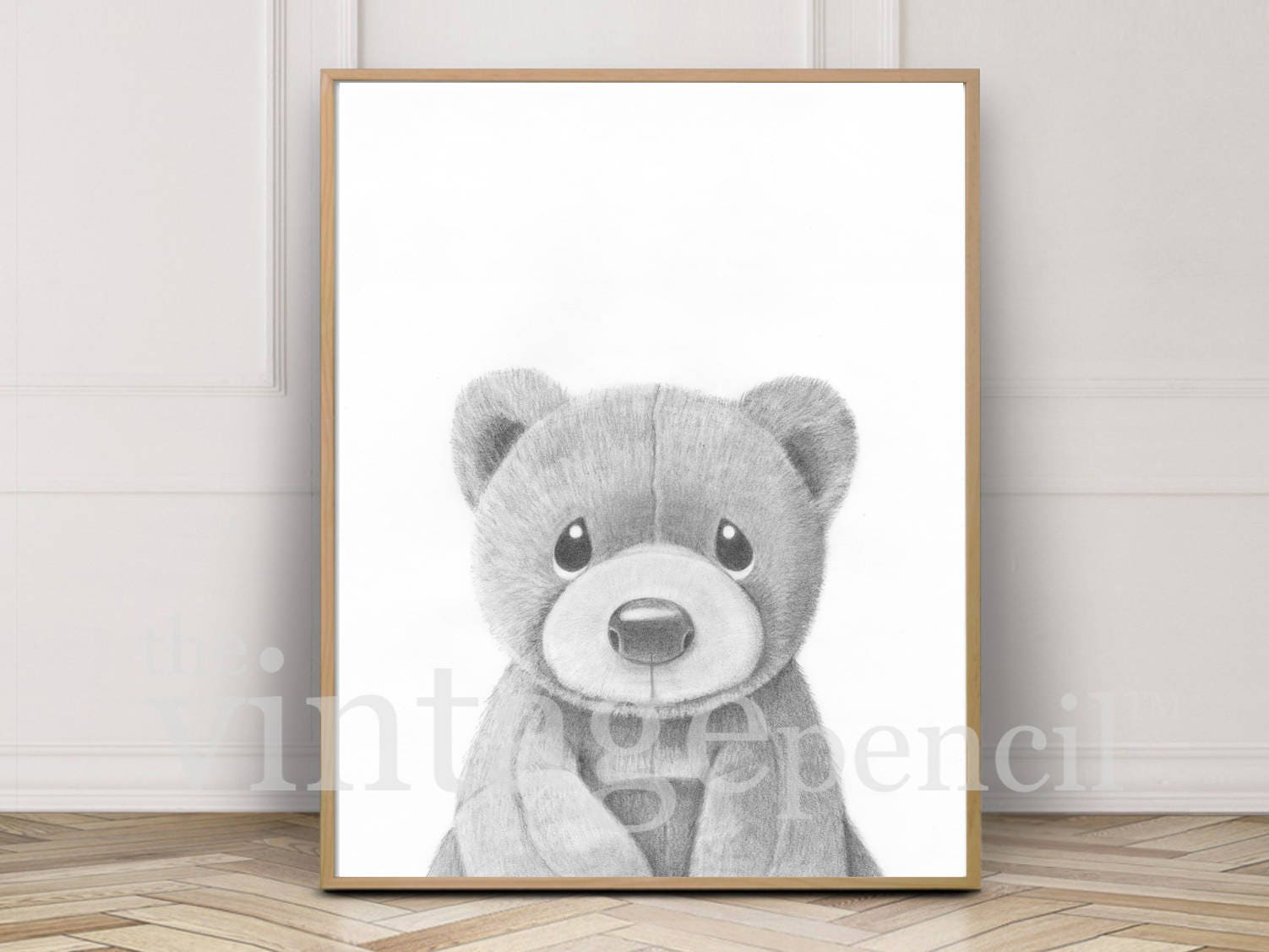 Baby Print, Baby Animal, Animal Nursery, Bear Print, Bear Cub ...