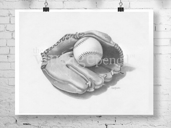 Baseball Drawings In Pencil