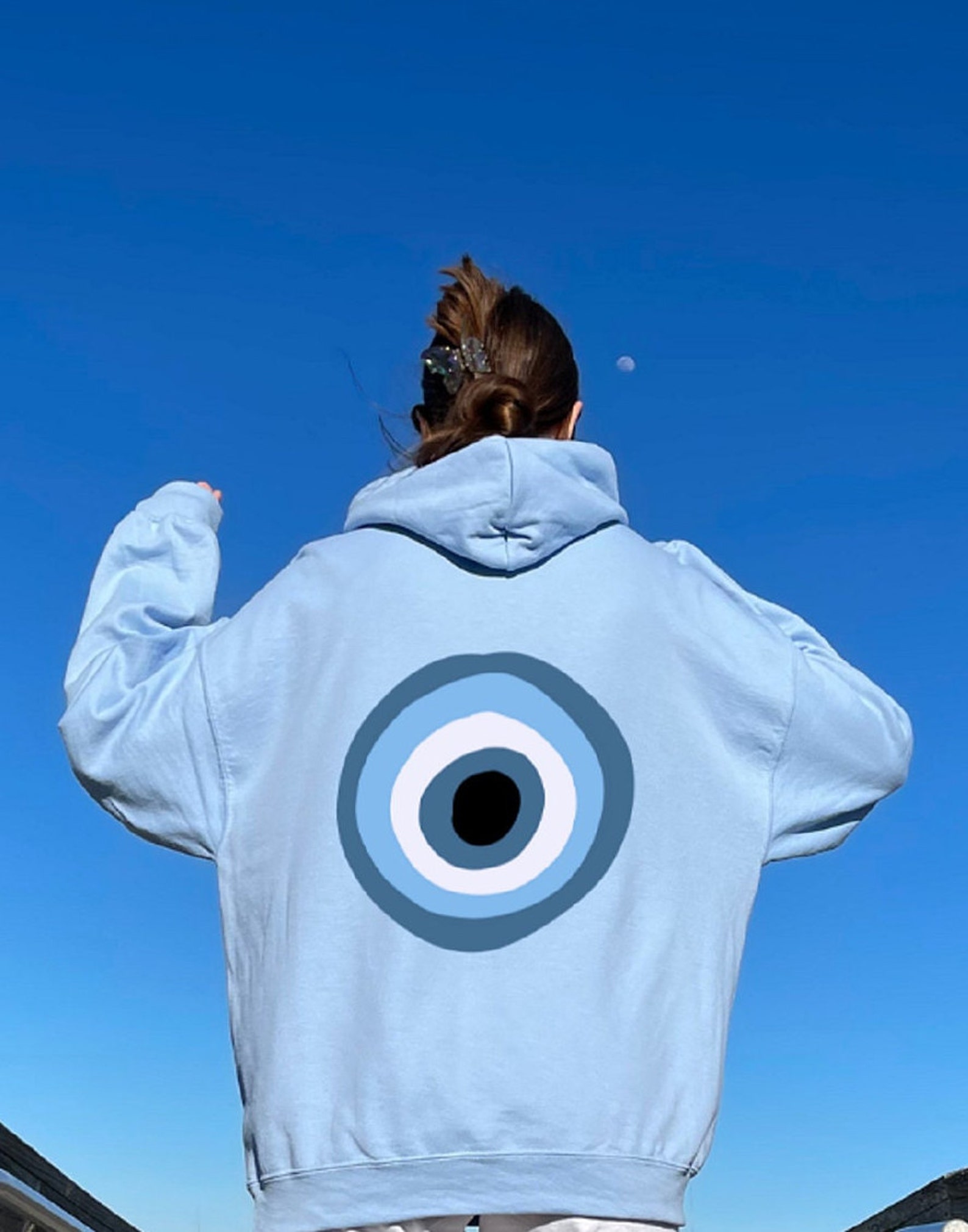 Evil Eye Hoodie Evil Eye Aesthetic Evil Eye Sweatshirt - Etsy