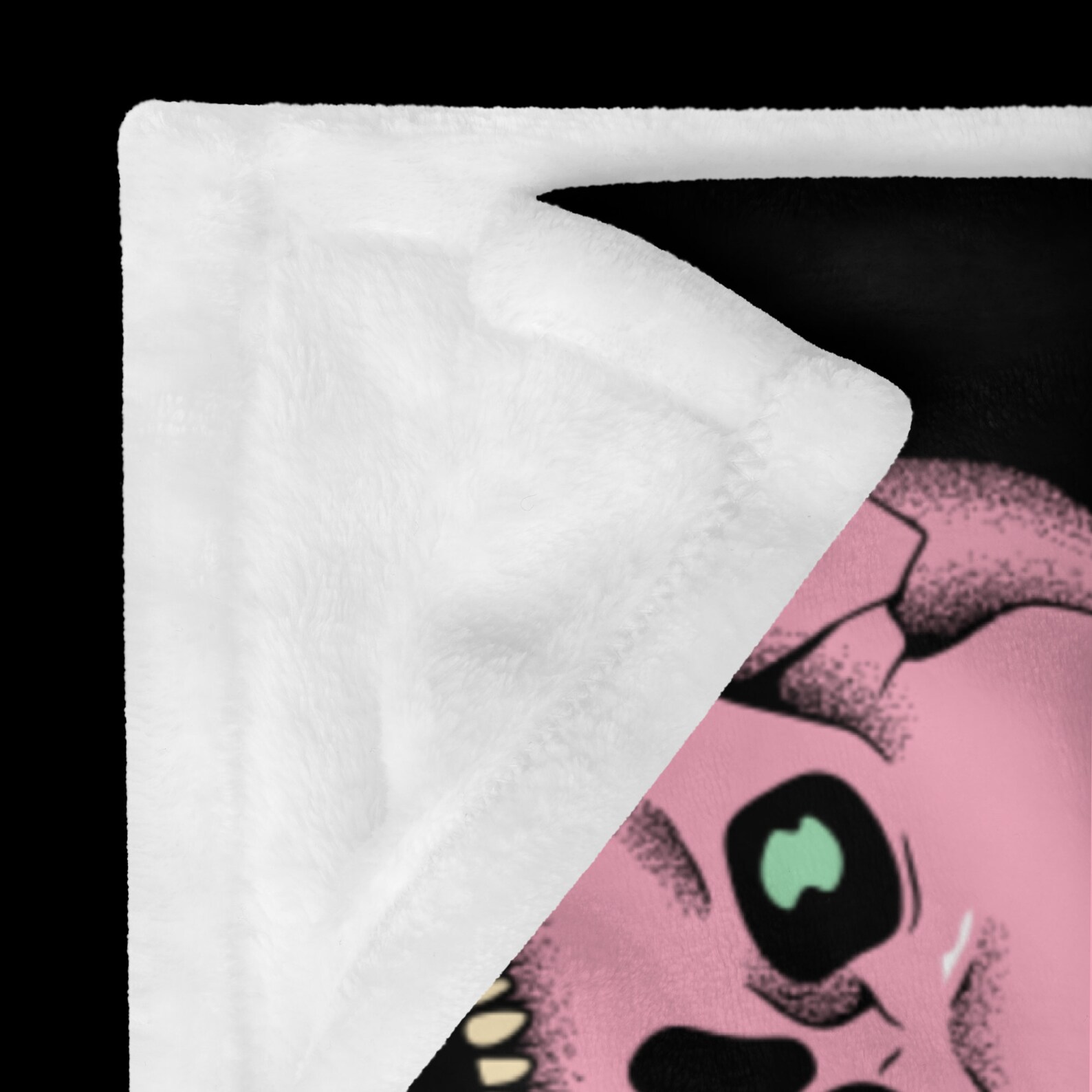 Skulls Black Throw Aesthetic Throw, Spooky Season, Halloween, Halloween ...