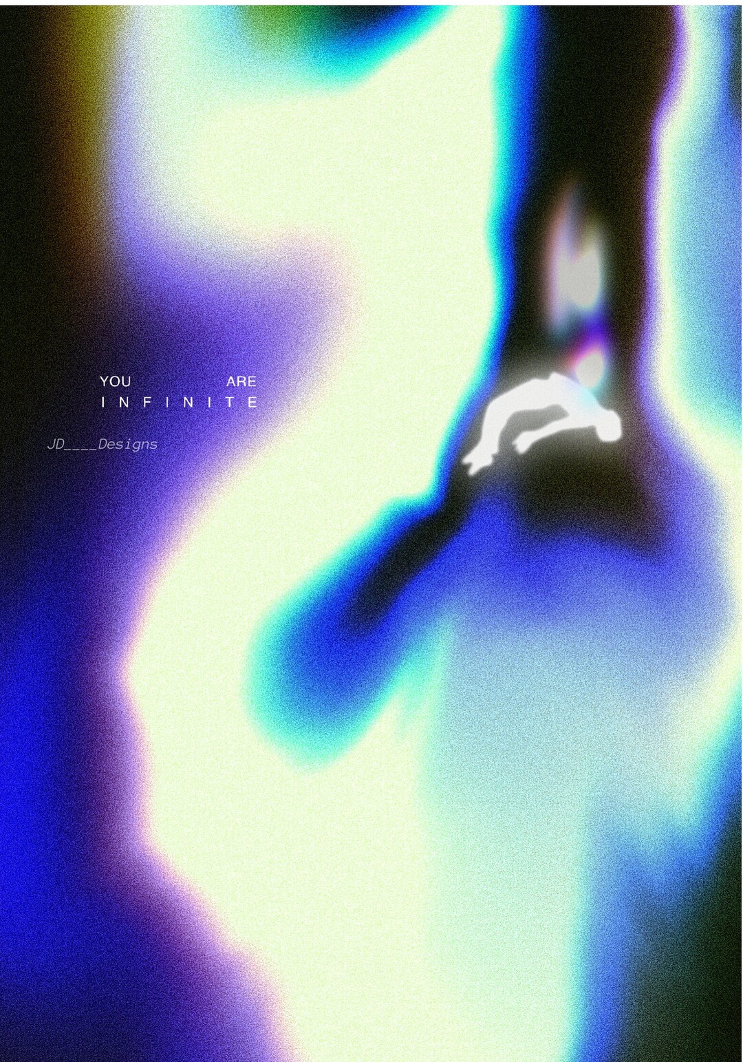 You Are Infinite Ditgital Print, Aesthetic Art, Cool Art, Gradient Art ...