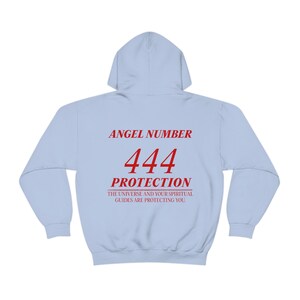 Angel Number 444 Hoodie | Angel Numbers- Tiktok Hoodie- Aesthetic ...