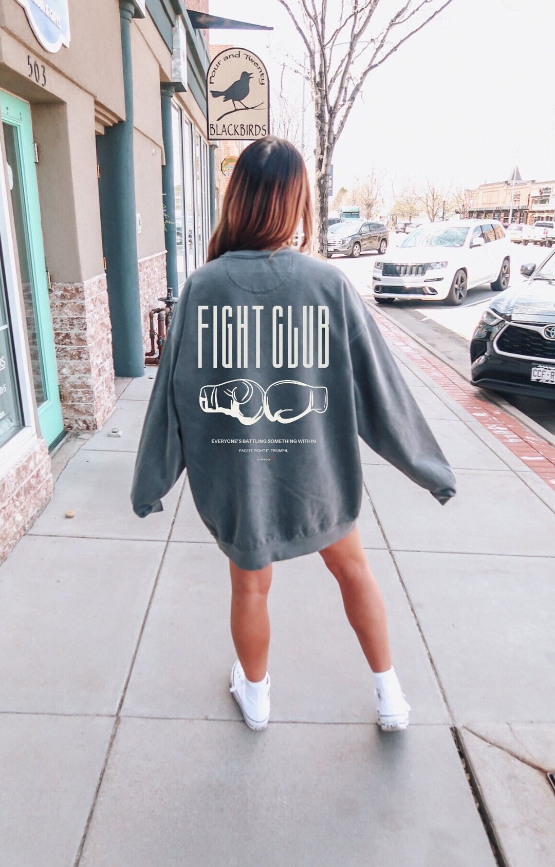 Fight Club Crewneck | Pump Cover, Aesthetic Sweater, Oversized Sweater ...
