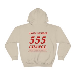 Angel Number 555 Hoodie | Angel Numbers- Tiktok Hoodie- Aesthetic ...