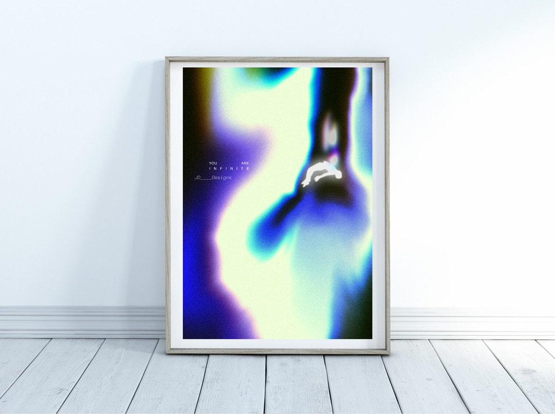 You Are Infinite | Ditgital Print, Aesthetic Art, Cool Art, Gradient ...