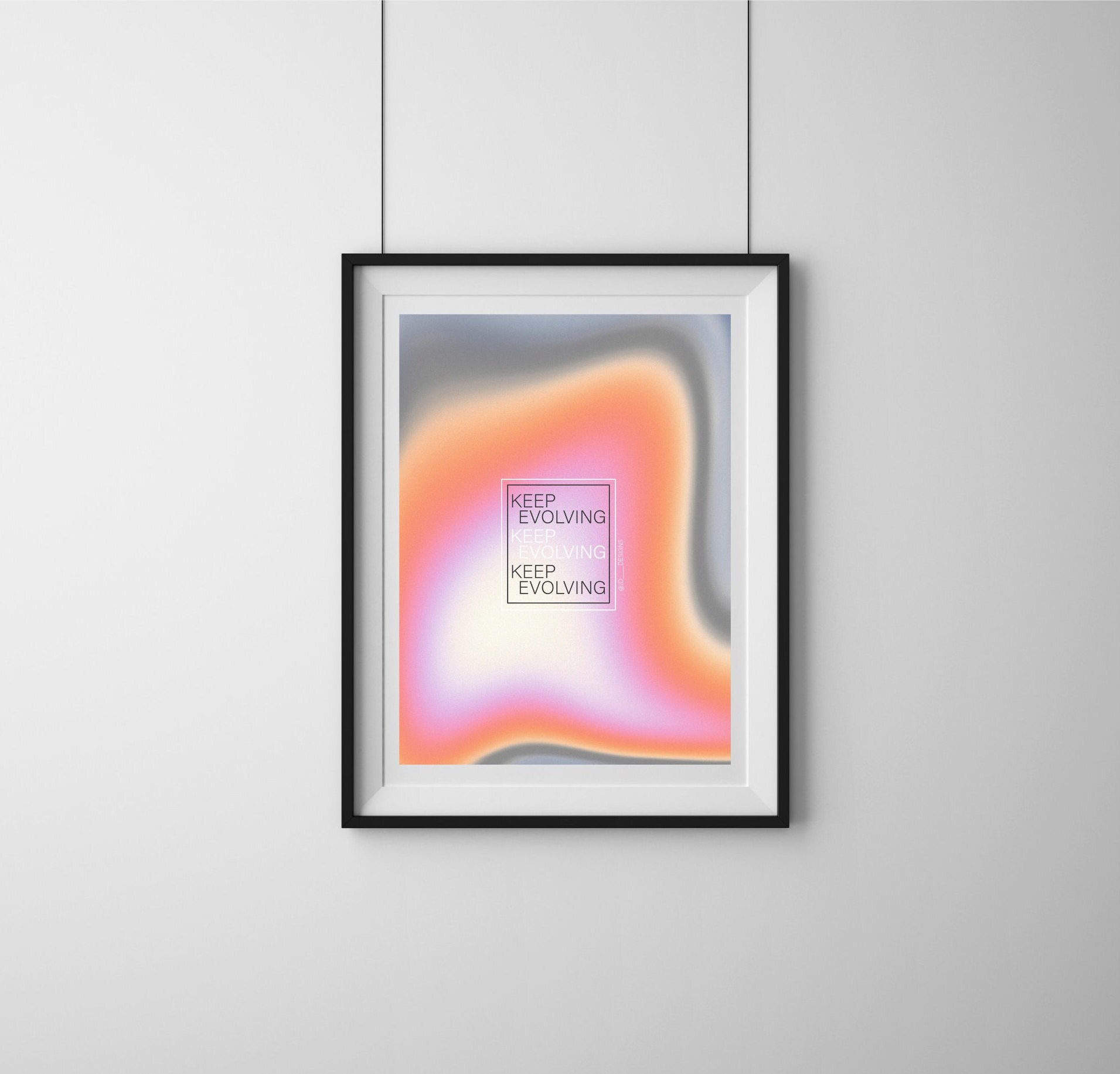 Keep Evolving Digital Print| Digital Art, Aura Art, Aura, Mood Art ...