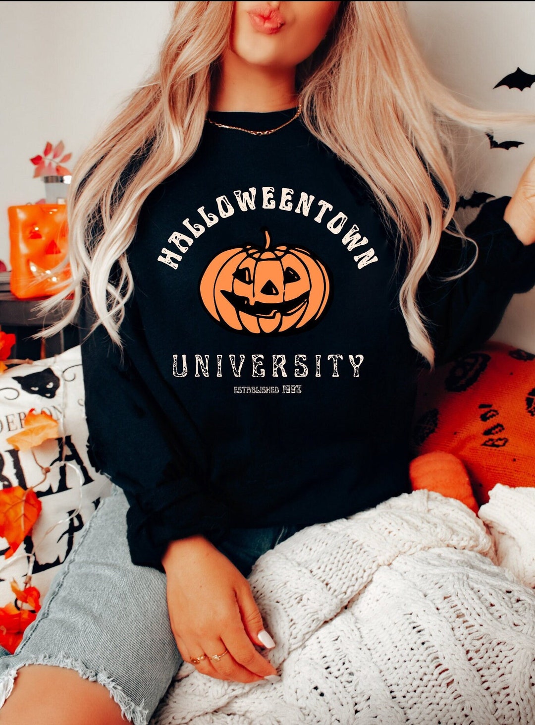Halloweentown U Sweatshirt | Aesthetic Sweatshirt, Halloween Sweatshirt ...