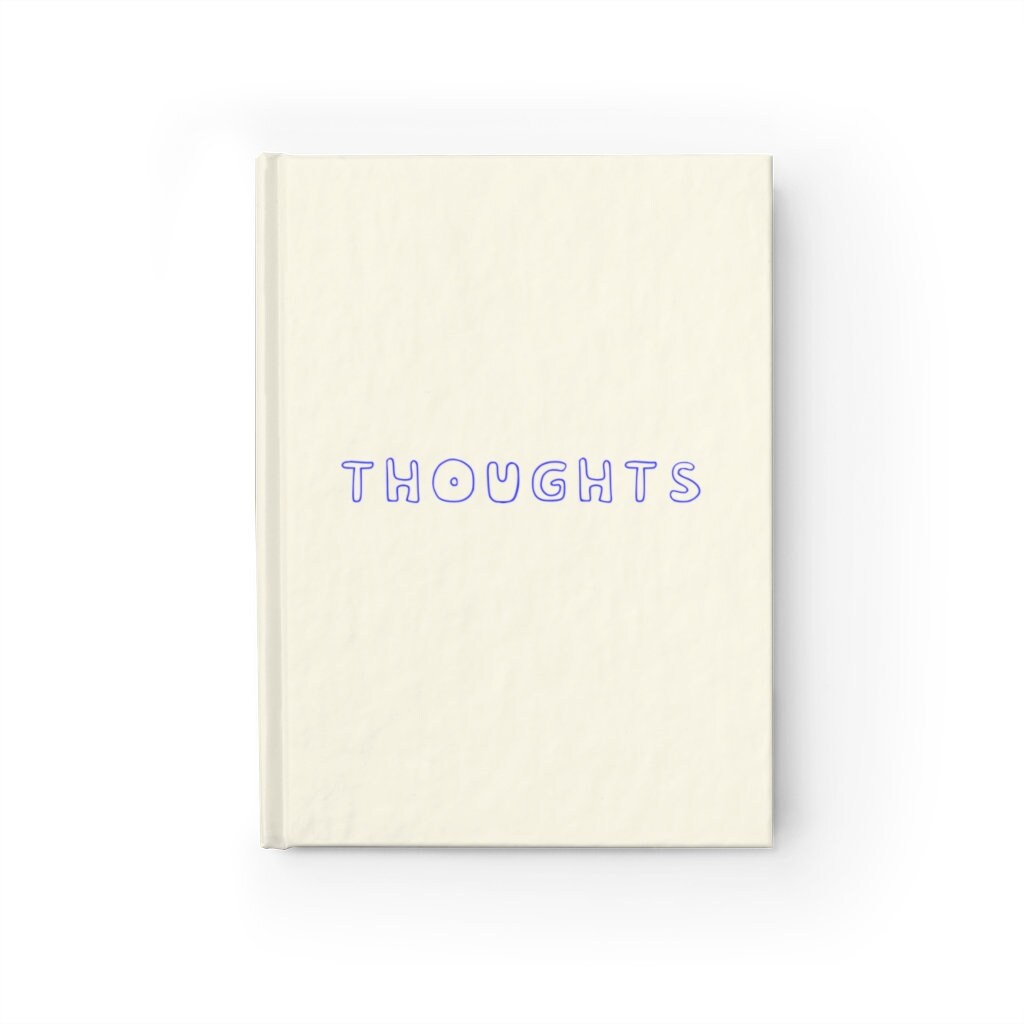 Thoughts Aesthetic Journal, Thoughts Journal, Notebook, Affirmations ...
