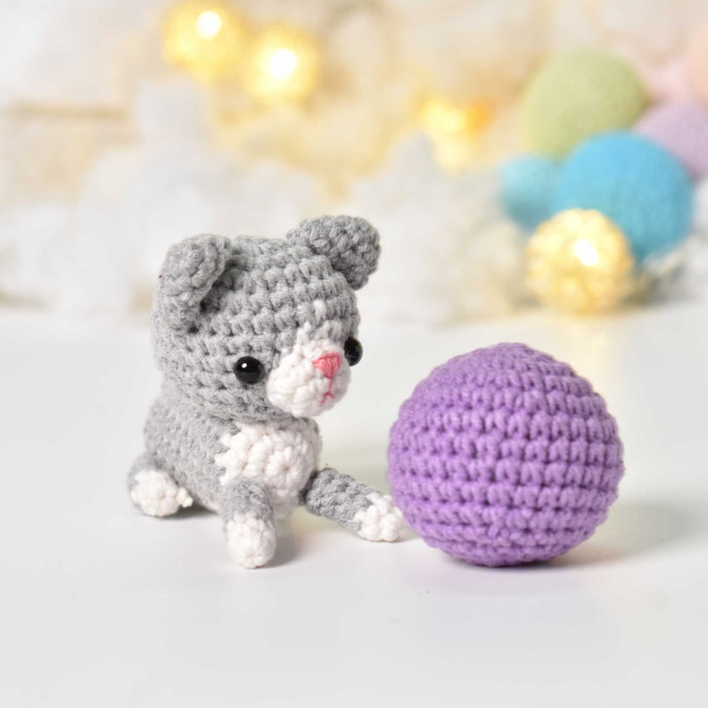 Amigurumi Tiny Cat Cat Crochet Plush Toy Mini Calio - Etsy Canada