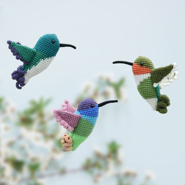 Crochet Hummingbird - Etsy