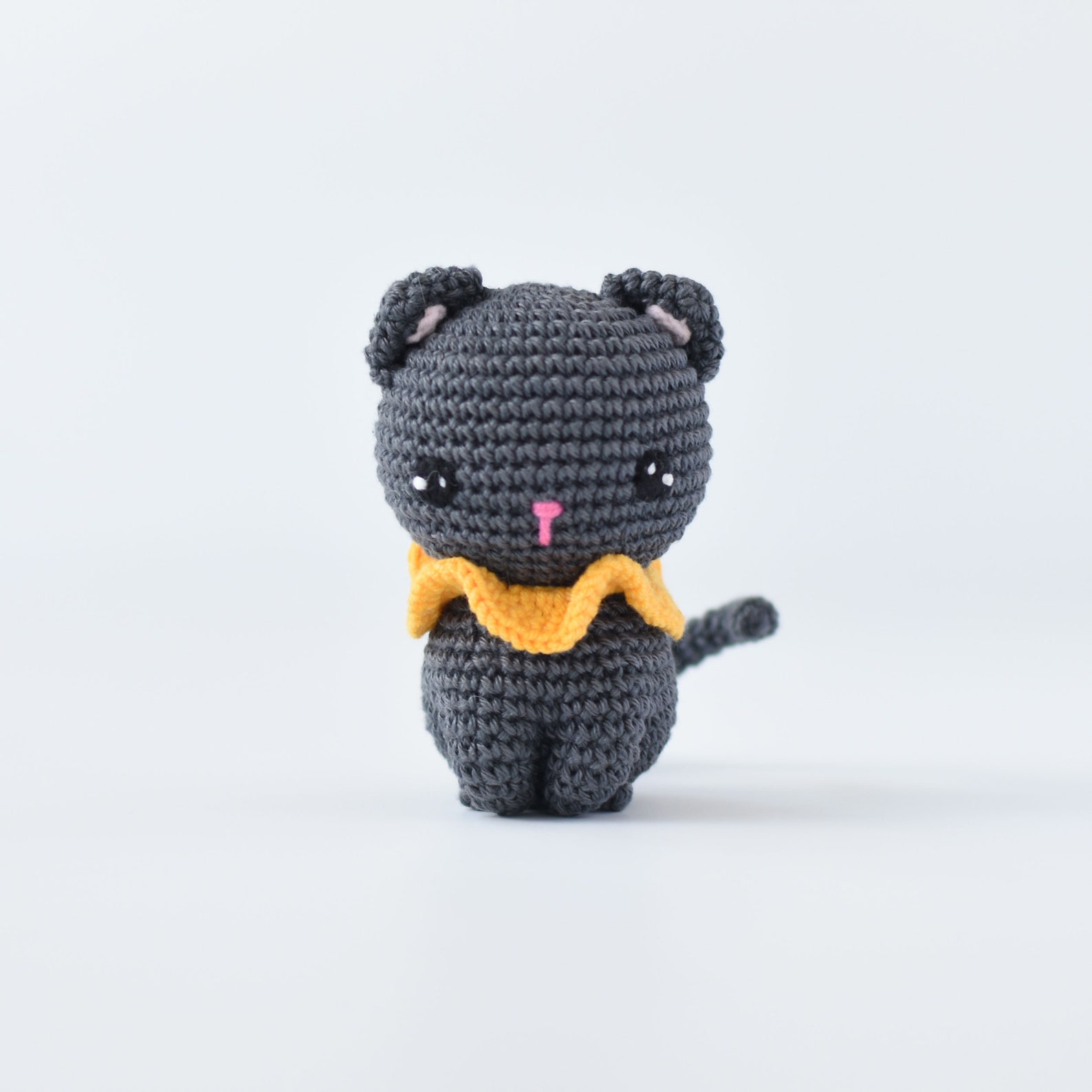 Mini Crochet Kitten: Handmade Amigurumi Cat - Etsy