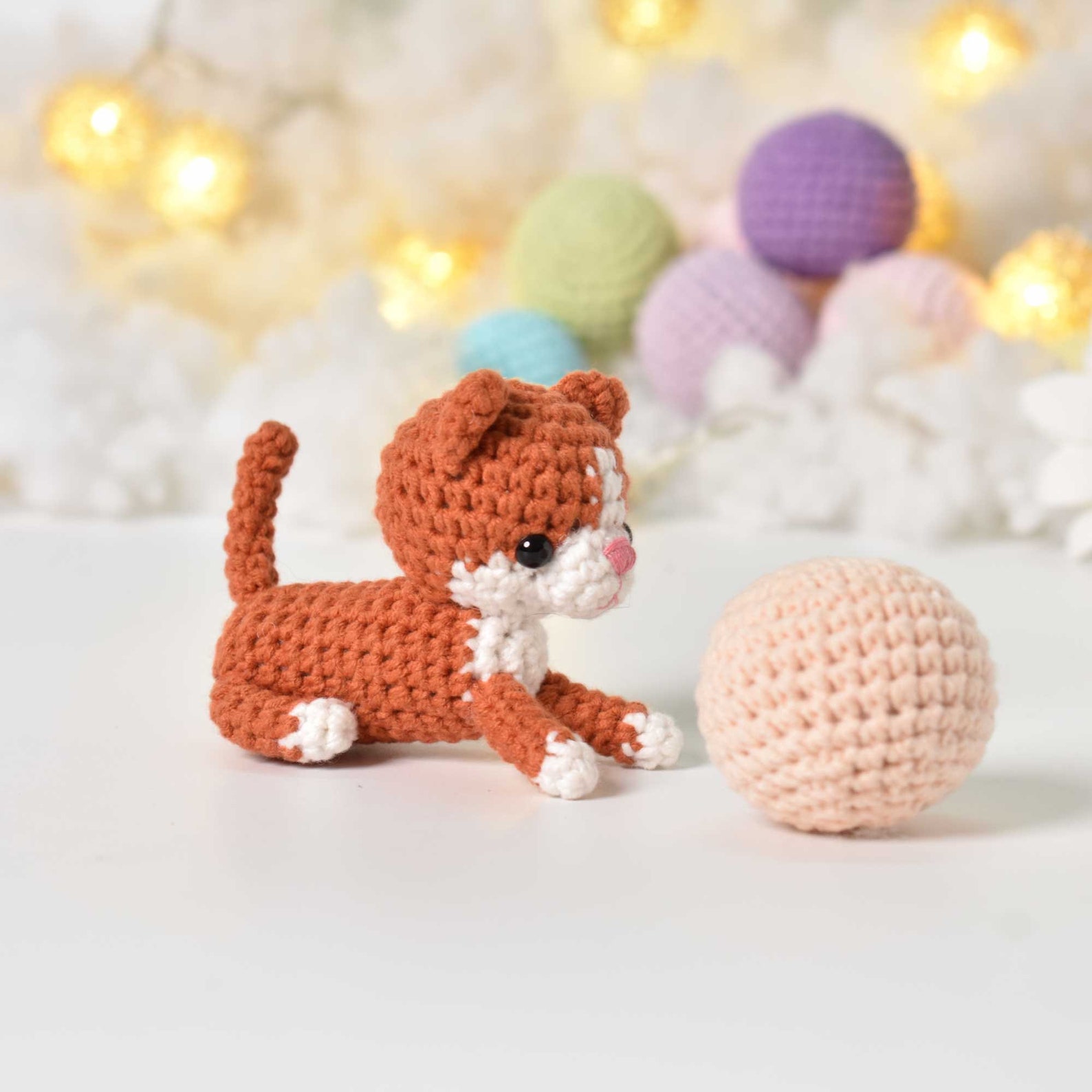Amigurumi Tiny Cat Cat Crochet Plush Toy Mini Calio - Etsy Canada