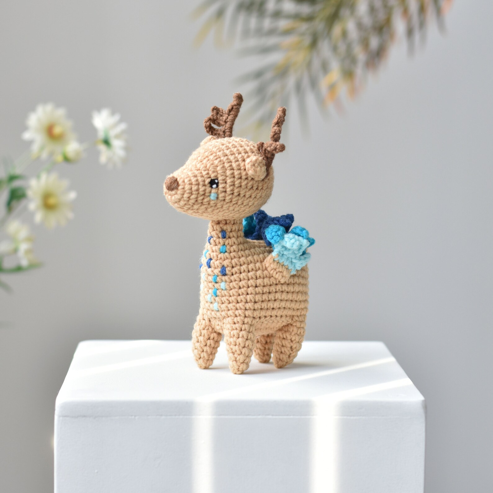 The Little Peryton Deer Crochet Cute Deer Crochet With the - Etsy
