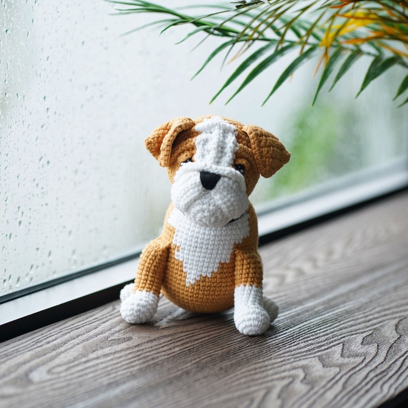 Bulldog Crochet Pattern - Etsy