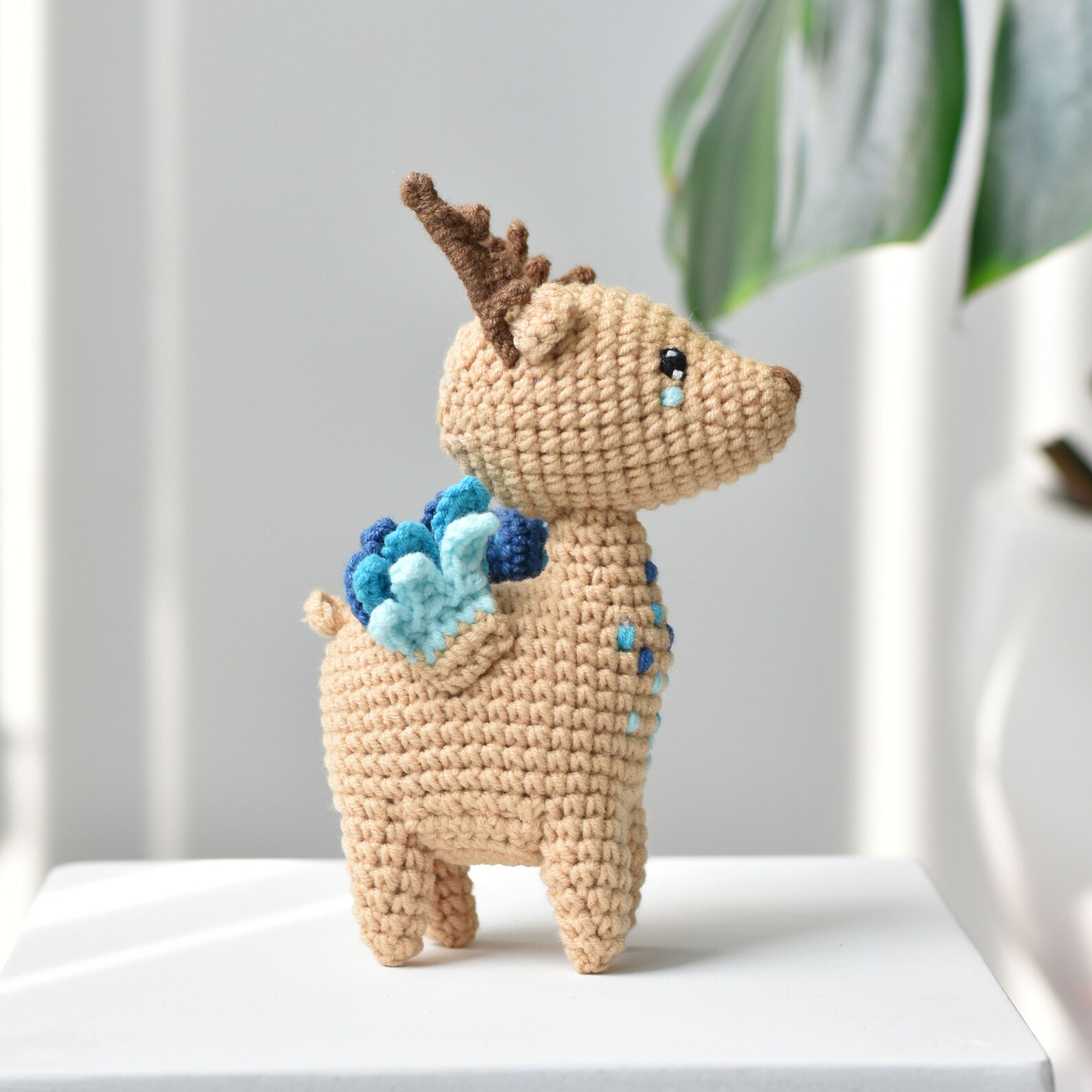 The Little Peryton Deer Crochet Cute Deer Crochet With the - Etsy
