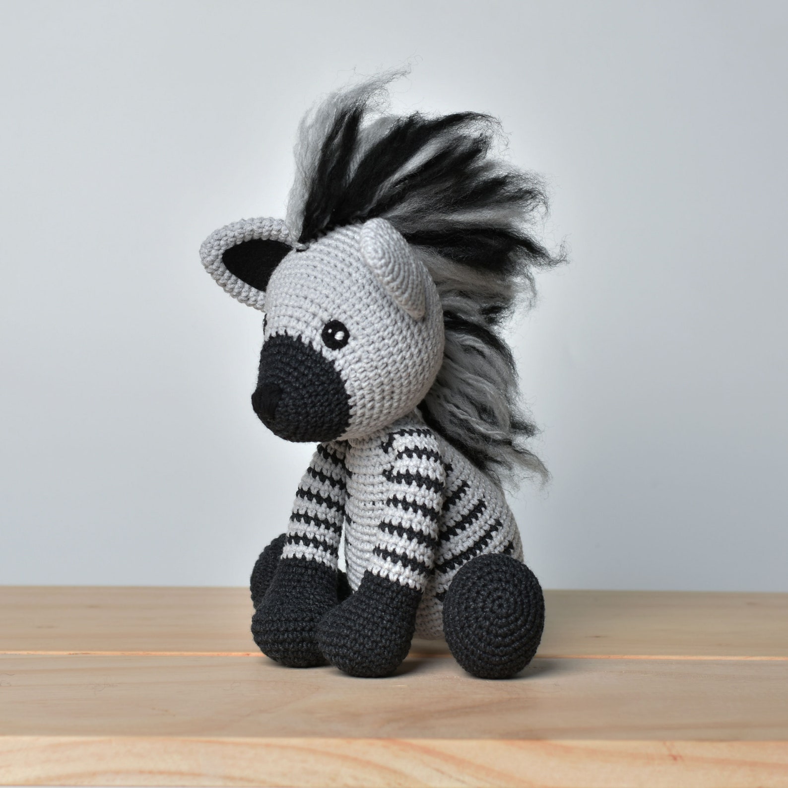 Hyena Crochet Wild Animal Amigurumi Handmade Stuffed Plush Toy | Etsy