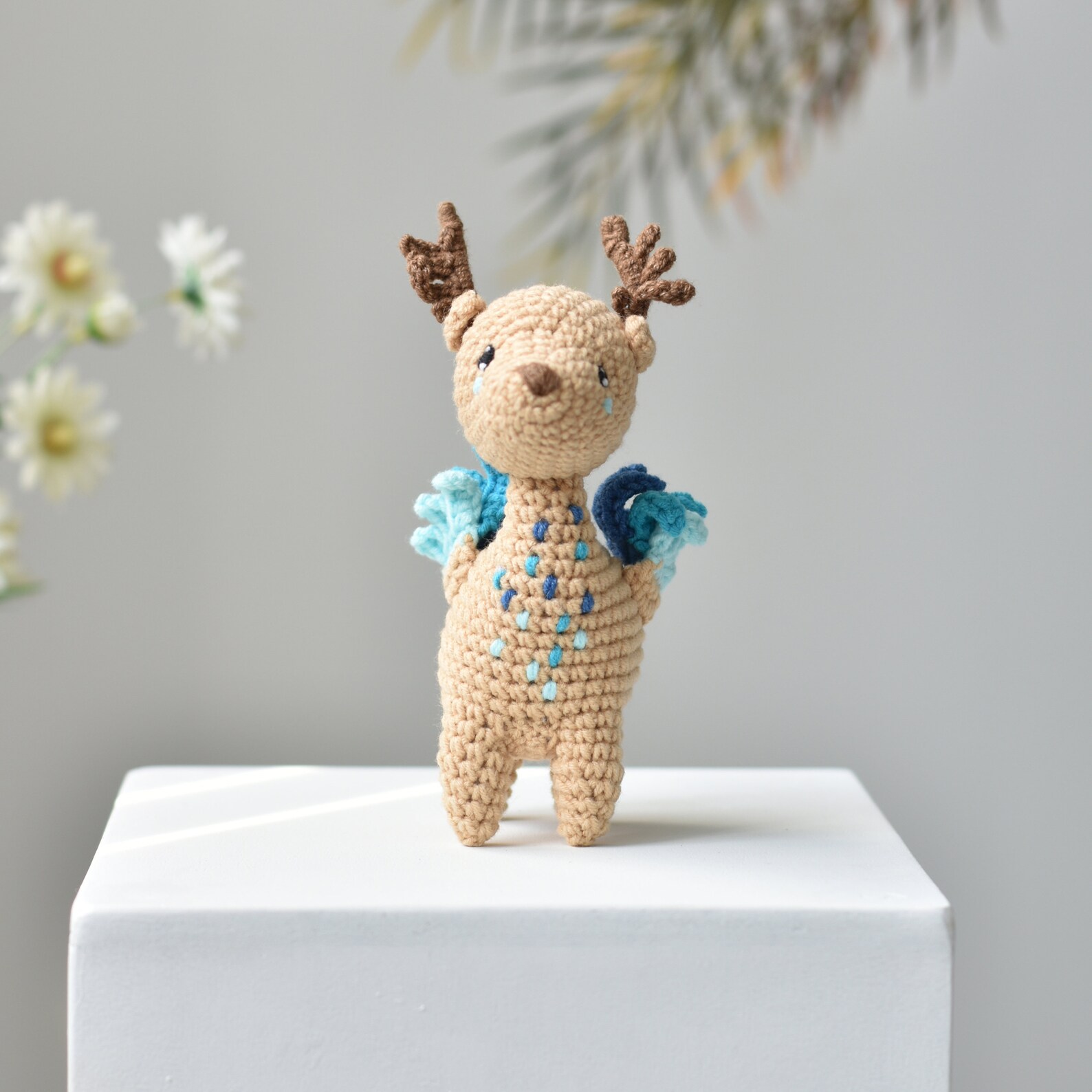 The Little Peryton Deer Crochet Cute Deer Crochet With the - Etsy