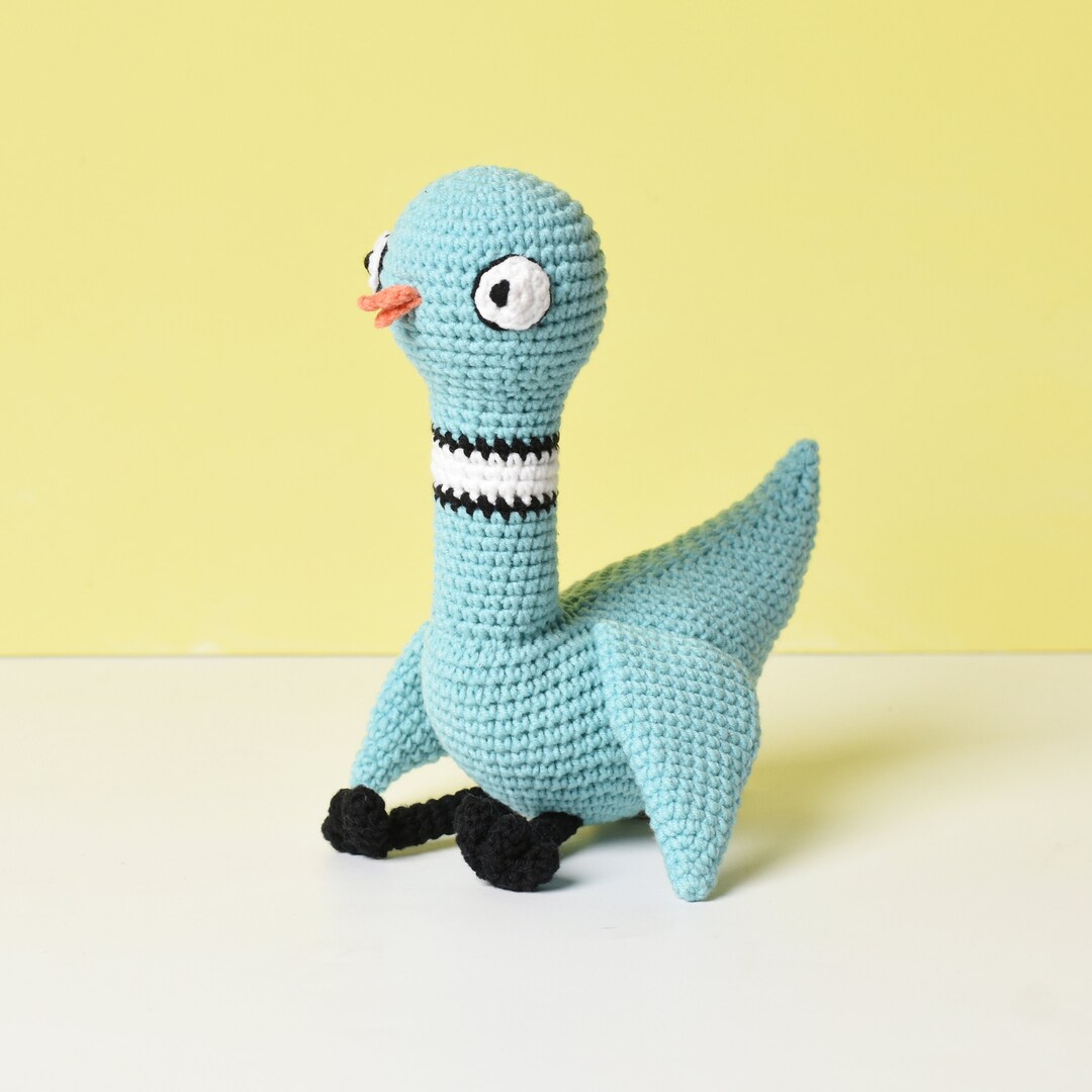 Pigeon Crochet Gift - Pigeon Stuffed Amigurumi Toy - Cute Pigeon Gift ...