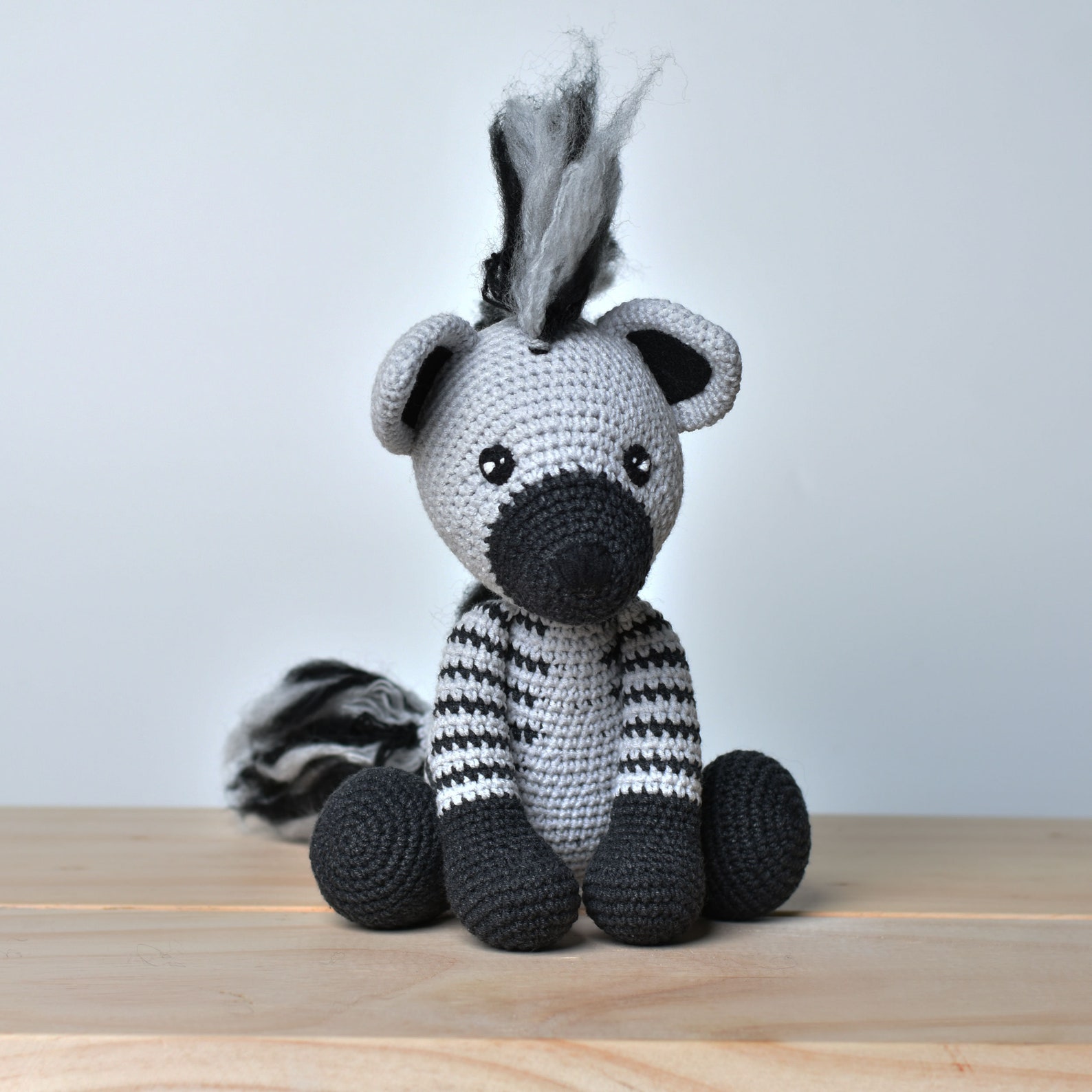 Hyena Crochet Wild Animal Amigurumi Handmade Stuffed Plush Toy - Etsy