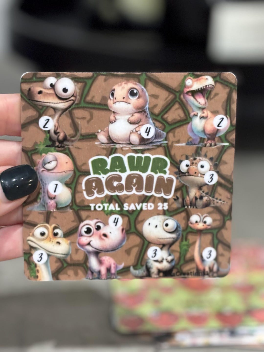 Mini Rawr Again Saving Challenge - Etsy