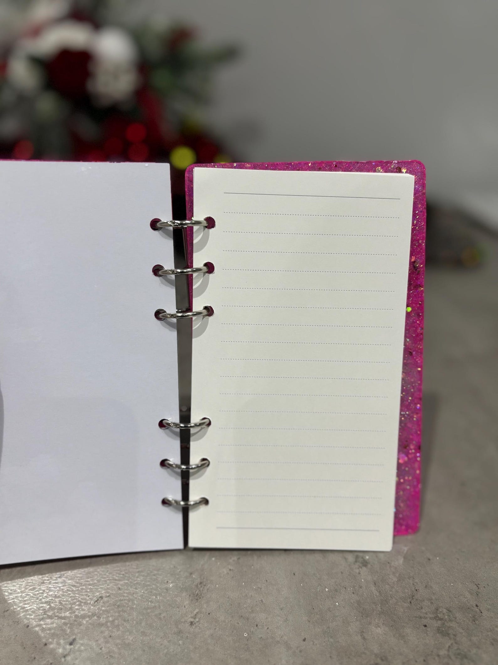 A6 Budget Planner/notes Binder Epoxy Resin Handmade Cover, 4 Laminated ...