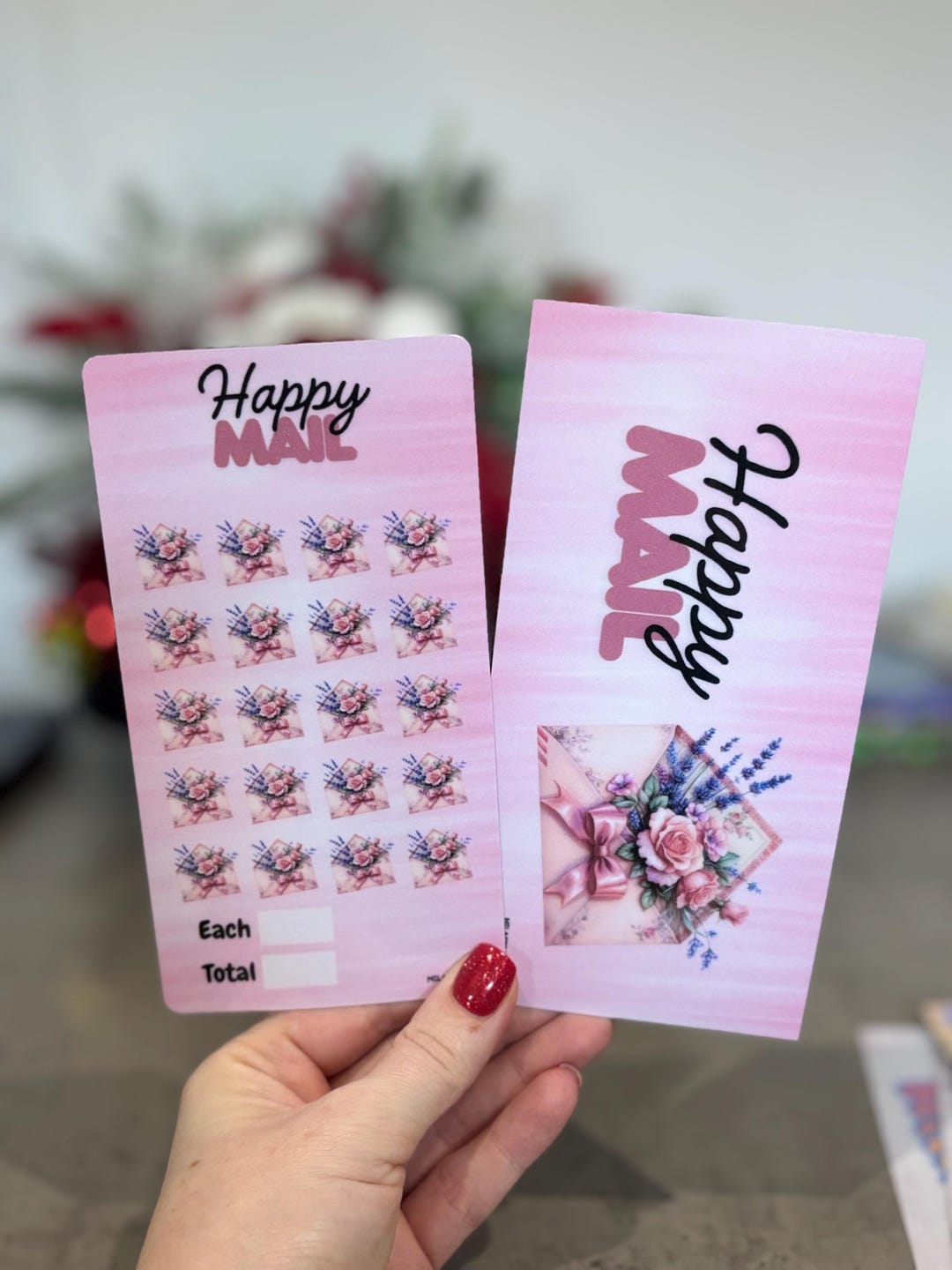 Happy Mail Saving Challenge Tracker and Insert - Etsy