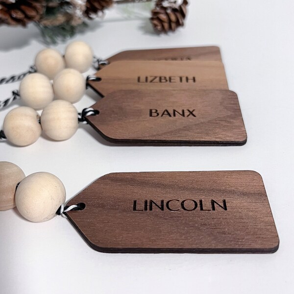 Wooden Tags - Etsy
