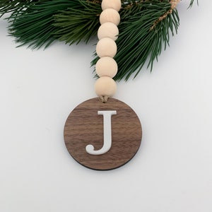 Wood Stocking Tags | Personalized Stocking Tags | Initial Name Tag for ...