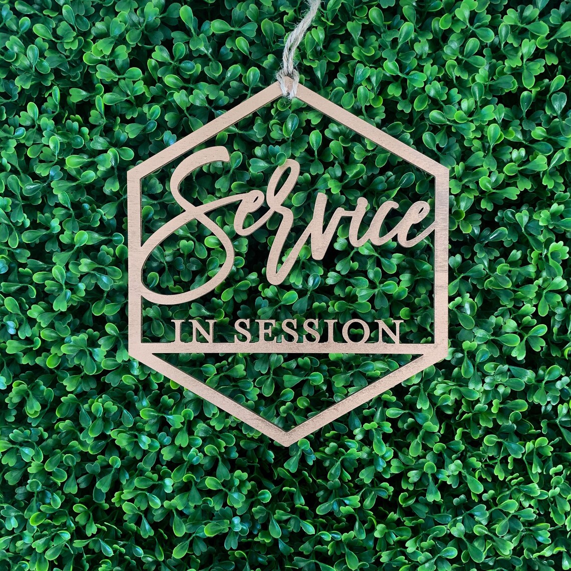 Service in Session Sign Studio Signs Esthetician Sign - Etsy