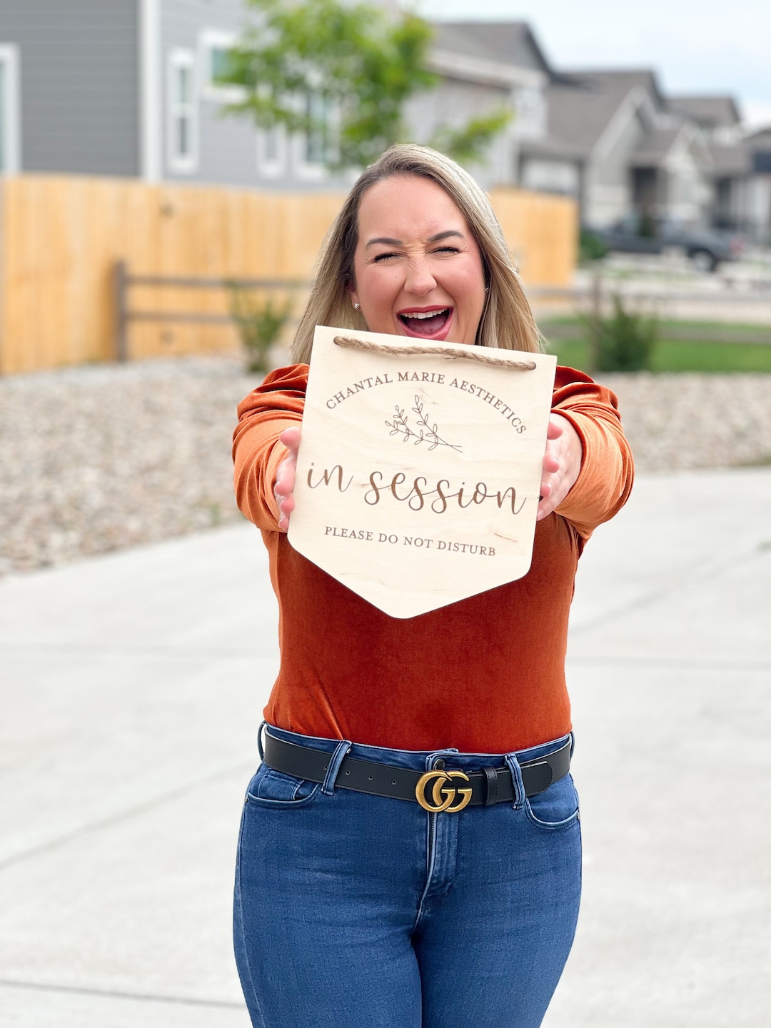 In Session Sign | Studio Signs | Esthetician Sign | Sign for Services ...