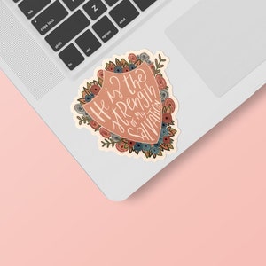Strength of My Salvation Sticker | Psalm 140:7 | Jesus Gifts ...