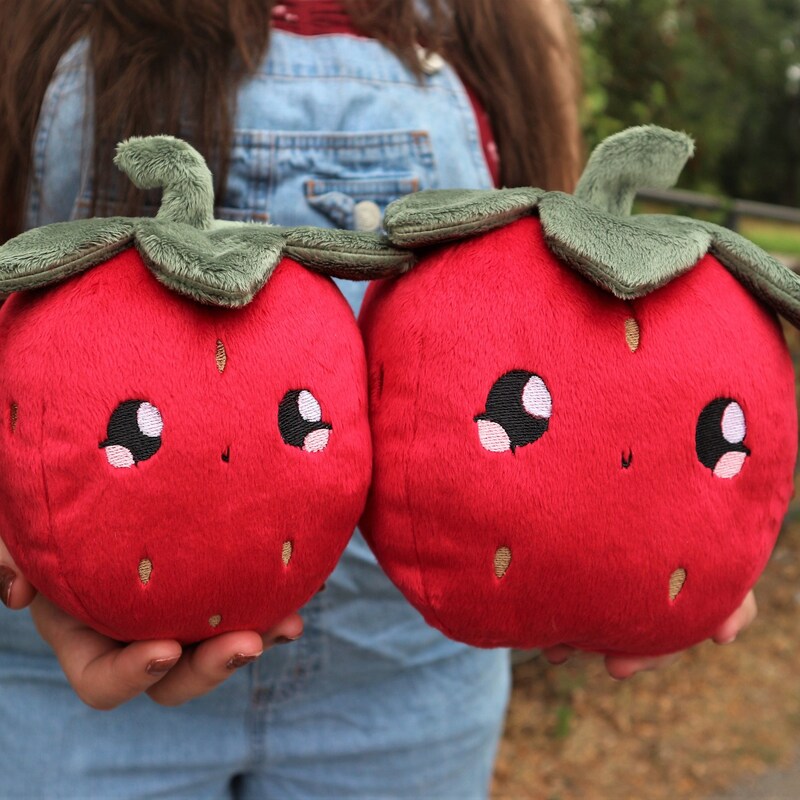 Strawberries Plush - Etsy