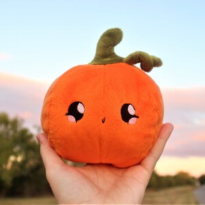 Handmade Pumpkins Plush Cute Pumpkin Spice Stuffed Animals Toy Doll ...